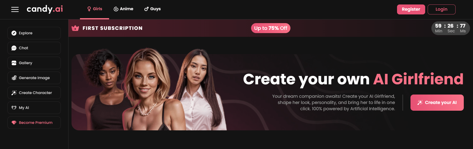 Candy AI: Create Your AI Girlfriend