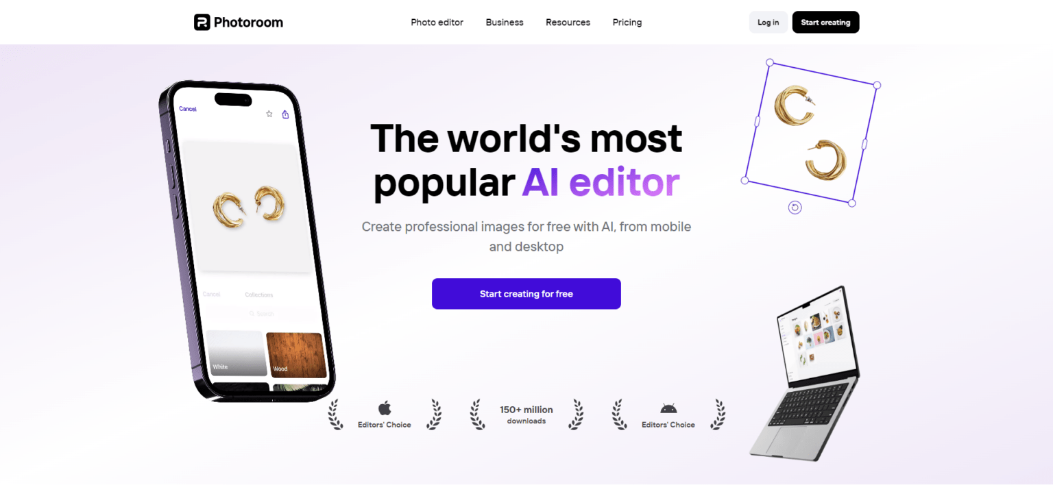 Photoroom: E-commerce and Social Media Visuals with AI
