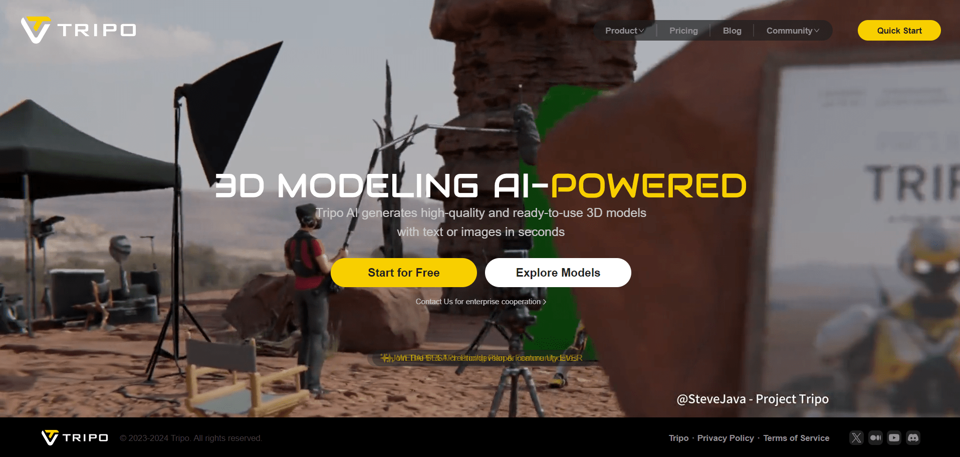 Tripo: AI Text to 3D Model Generator | Fast & High-Quality