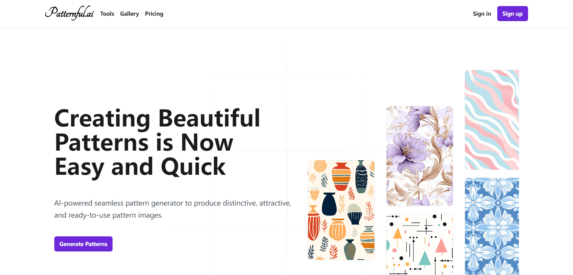 Patternful AI: Seamless Pattern & Image Generator