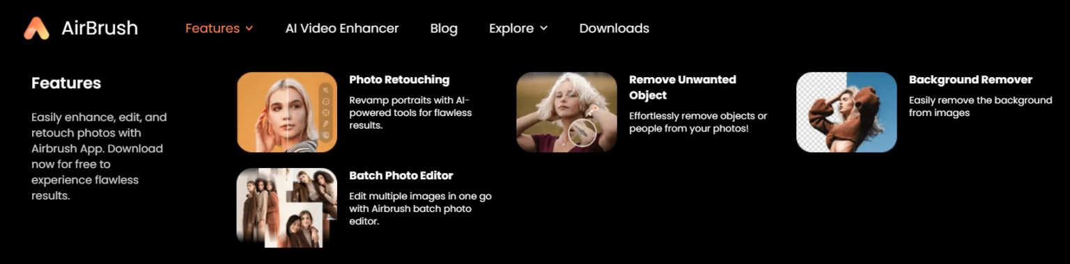 AirBrush: AI-Powered Portrait Editor for Perfect Retouching