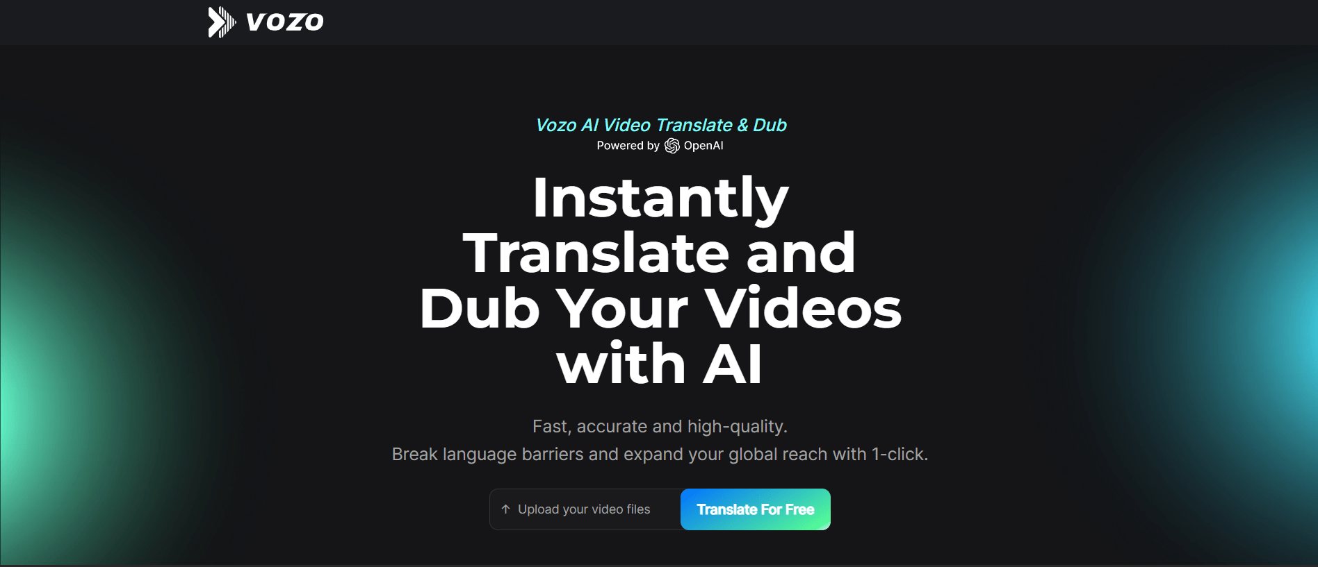 Vozo AI: AI-Powered Video Rewriting and Redubbing