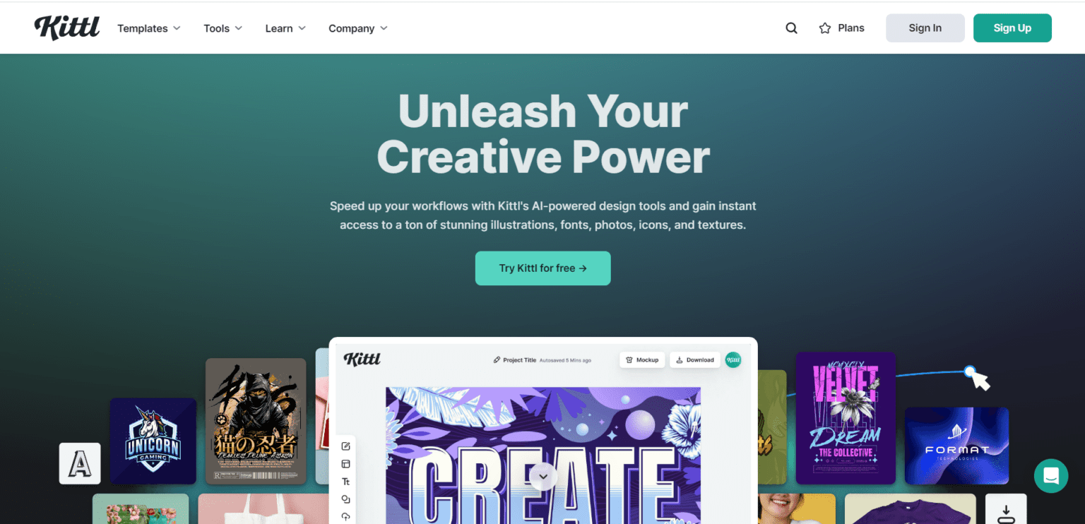 Kittl: AI-Powered Design Tools & Mockups