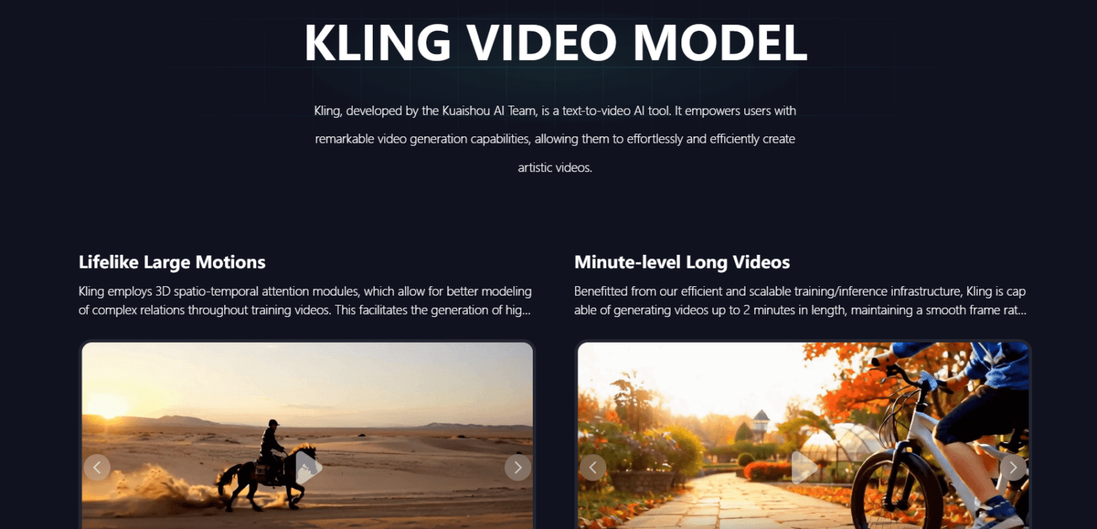 Kling Ai Ai Video Generation Tool With Video Extension 