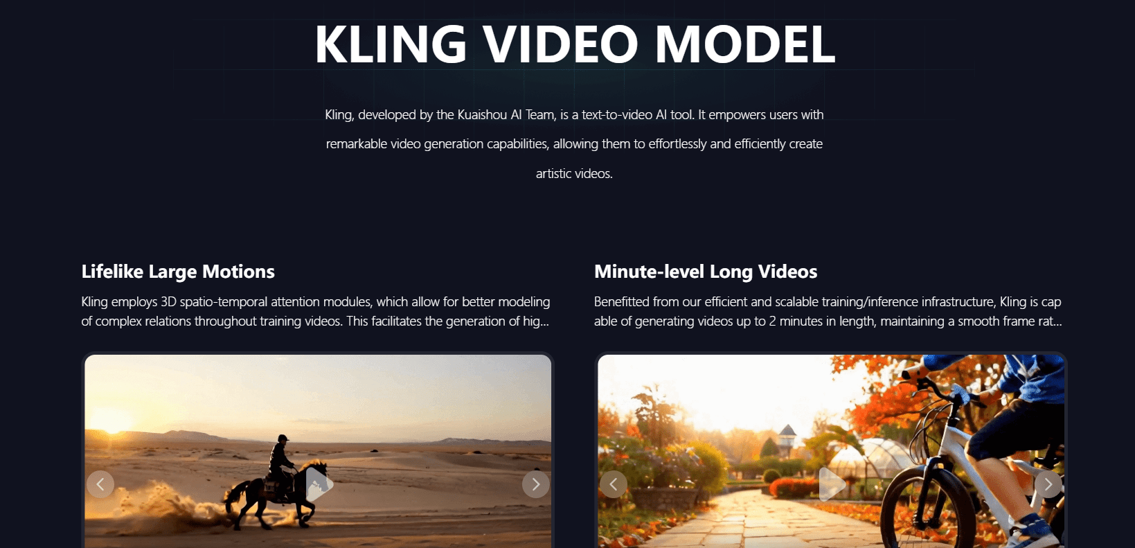 Kling AI: AI Video Generation Tool with Video Extension