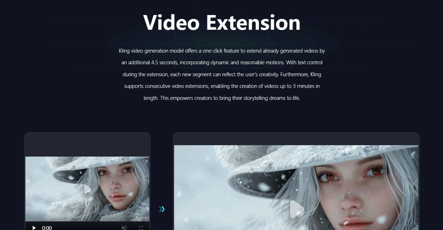 Kling AI: AI Video Generation Tool with Video Extension