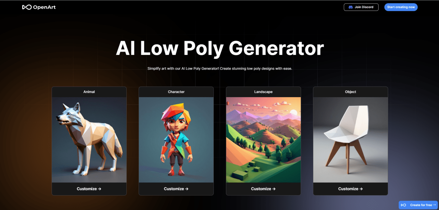 Best AI Low Poly Generators (July 2024) | cutout.pro