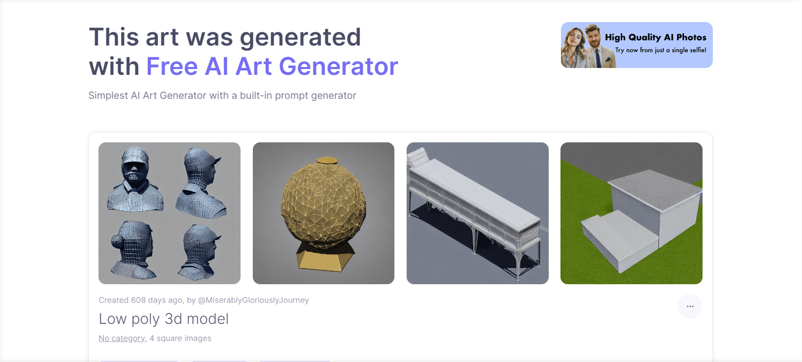 Best AI Low Poly Generators (July 2024) | cutout.pro