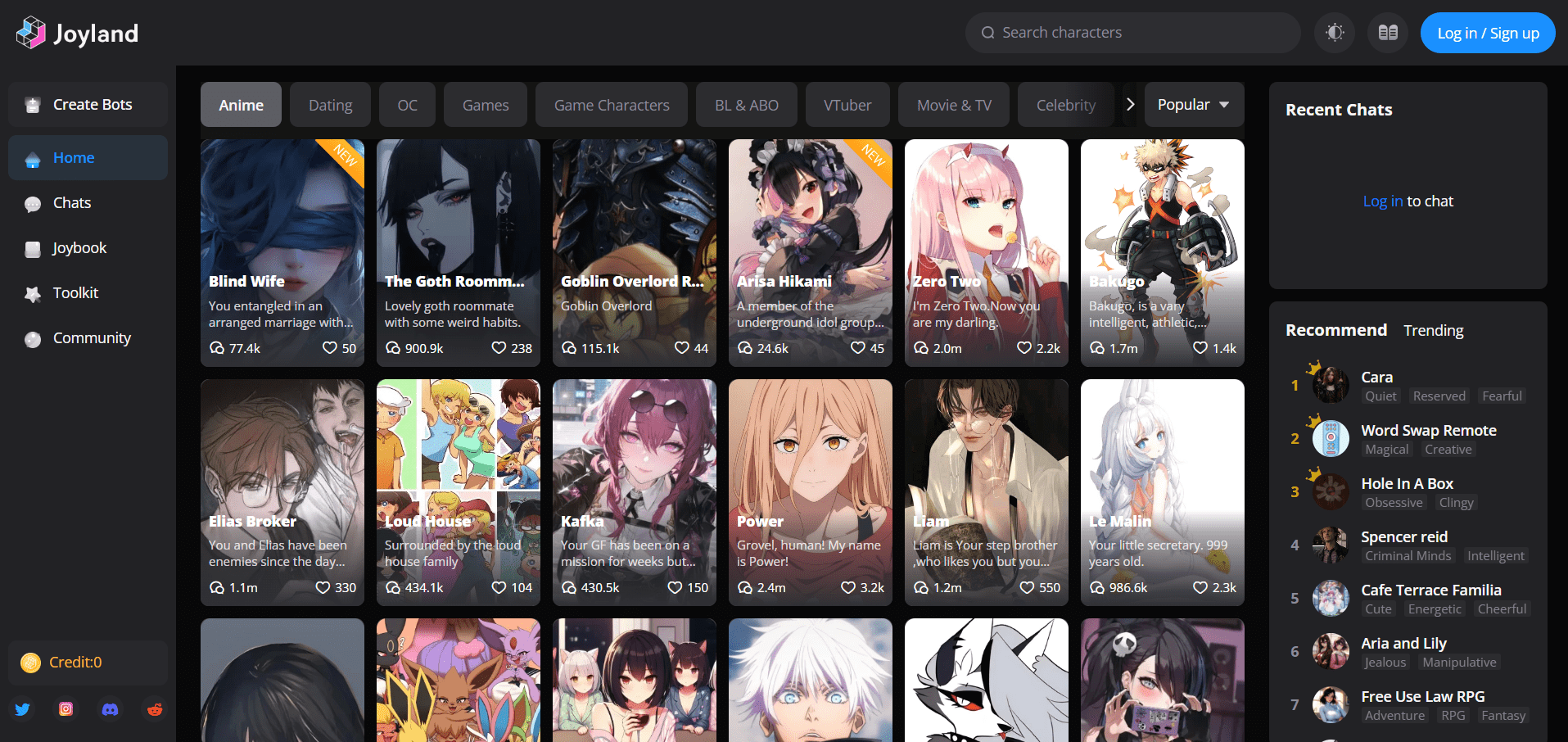 Joyland AI: Interactive AI Character Platform