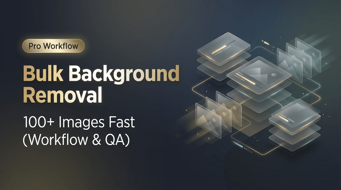 Bulk Background Removal: 100+ Images Fast (Workflow & QA) - Cutout.pro Blog