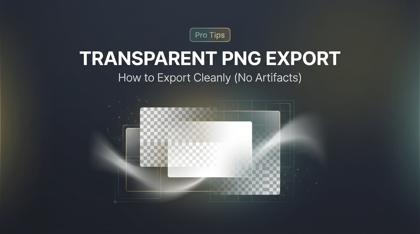 Transparent Background PNG: How to Export Cleanly (No Artifacts ...