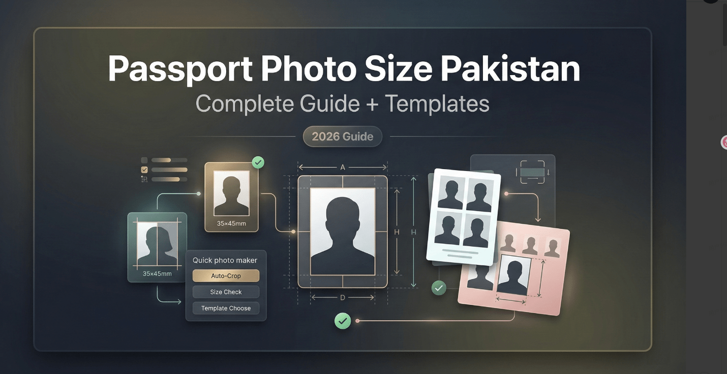 Passport Photo Size Pakistan (2026): Complete Guide + Templates ...